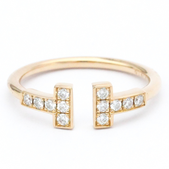 Tiffany & Co. | Jewelry | Tiffany T Wire Ring Pink Gold 8k Fashion ...